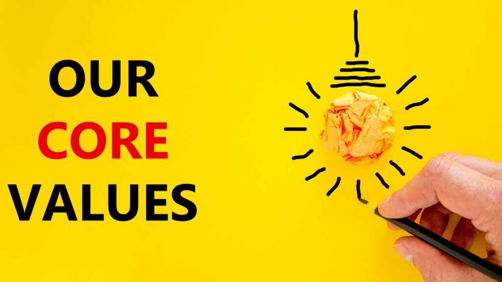 CORE VALUES – Chapter & Verse